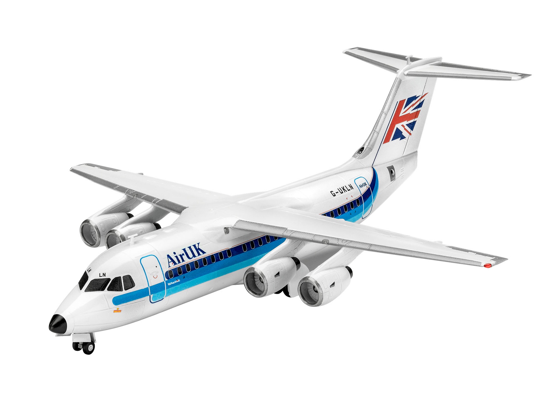 The BAe 146-200 „AirUK“ – A Jumbolino makes Aviation History in 1:144
