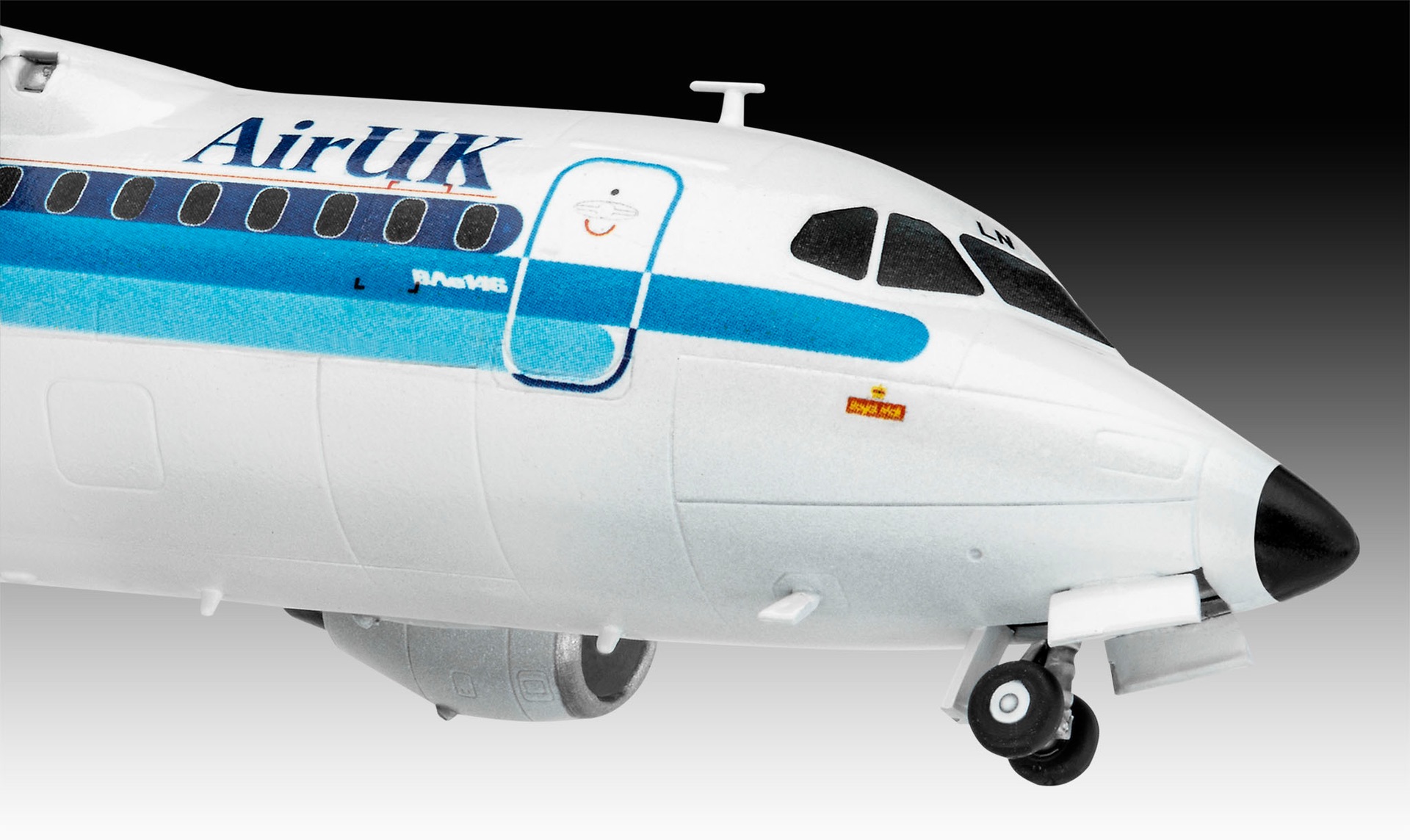 The BAe 146-200 „AirUK“ – A Jumbolino makes Aviation History in 1:144